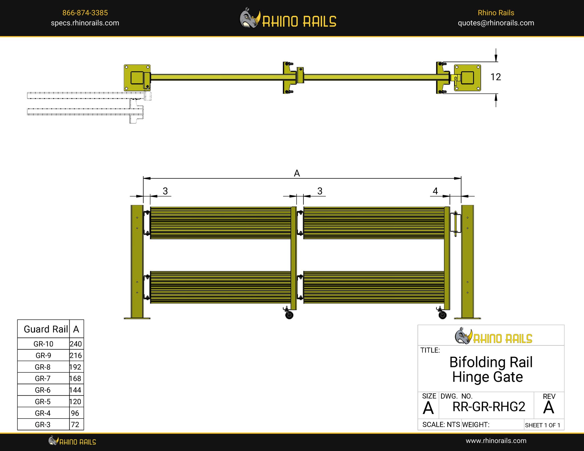 RR-GR-RHG2 Installation & Specs Guide | Rhino Rails