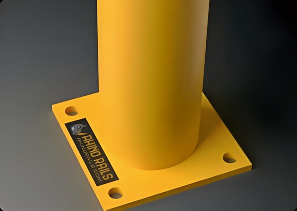 Heavy Duty 42" Forklift Wheel Stop | Rhino Rails