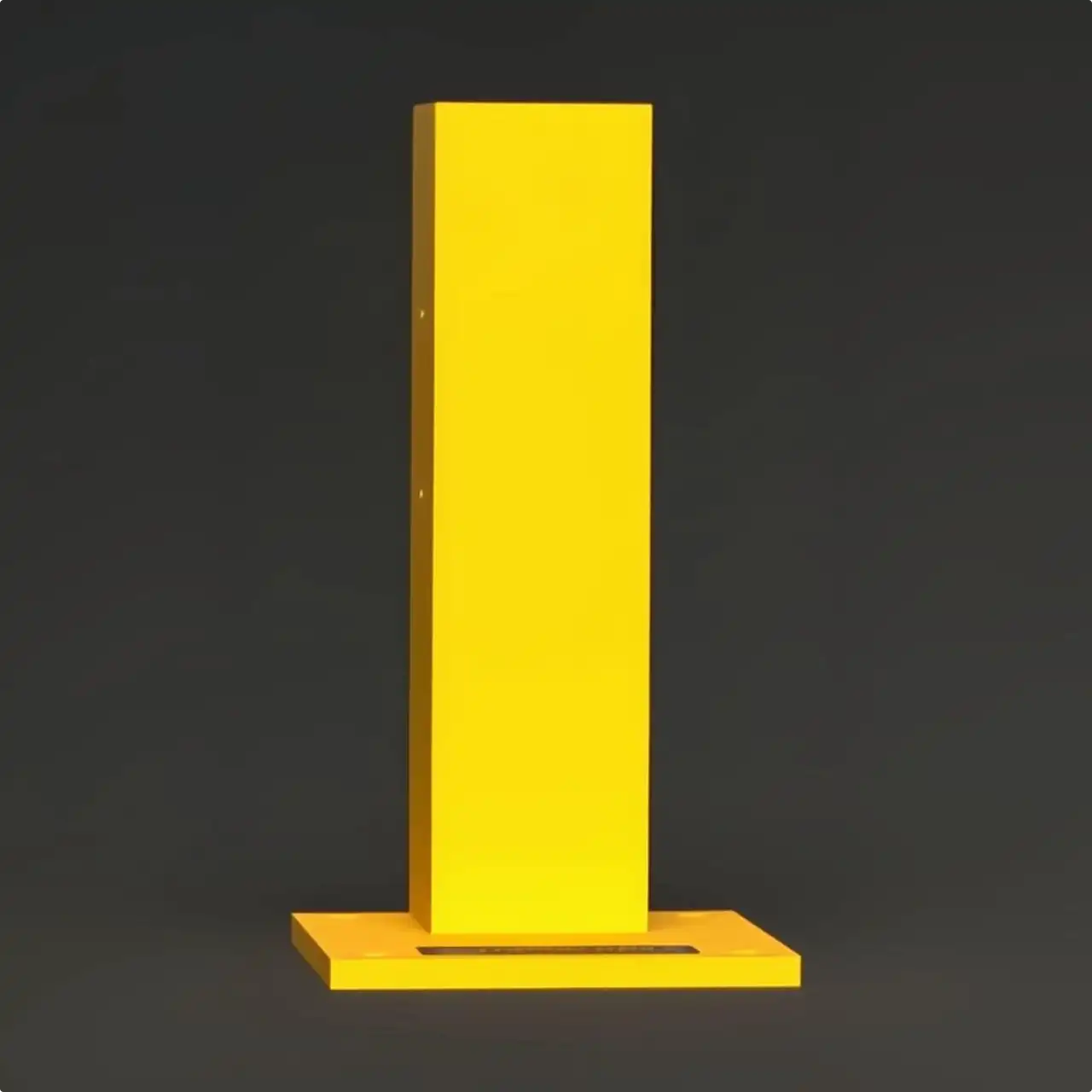 Guardrail Column 18.5in Offset Base | Rhino Rails