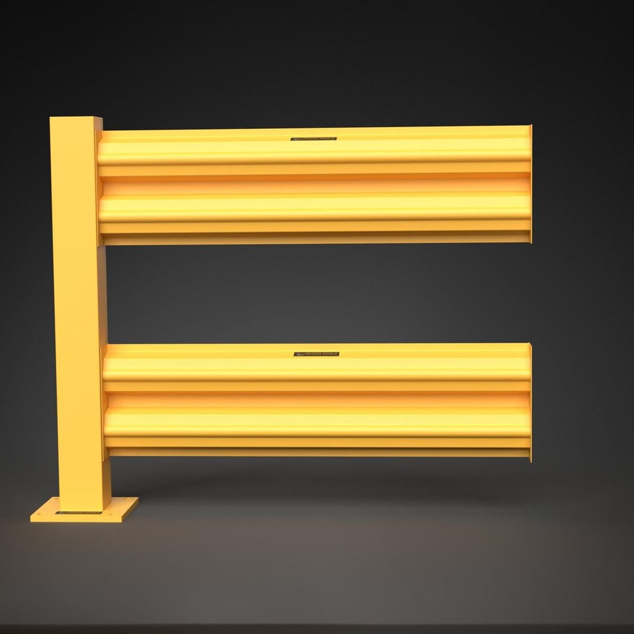 Double-High Heavy-Duty Guardrail Kit 2-10ft - Rhino Rails