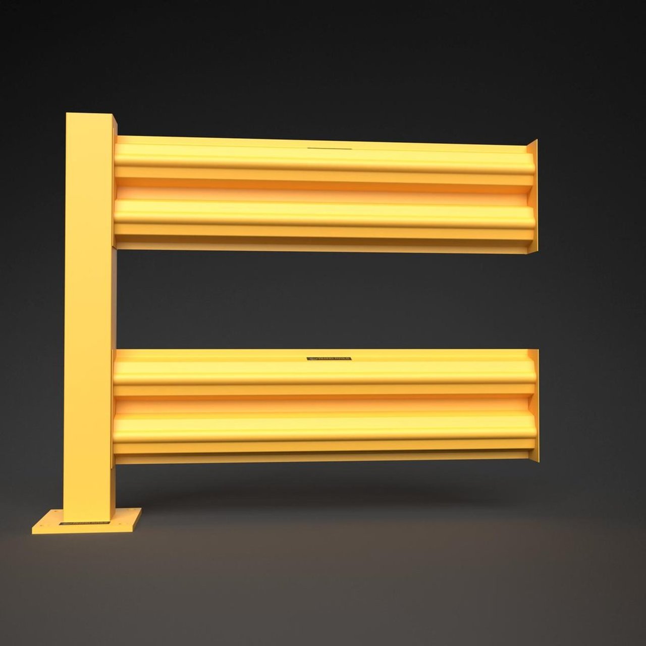 Double-High Heavy-Duty Guardrail Kit 2-10ft - Rhino Rails