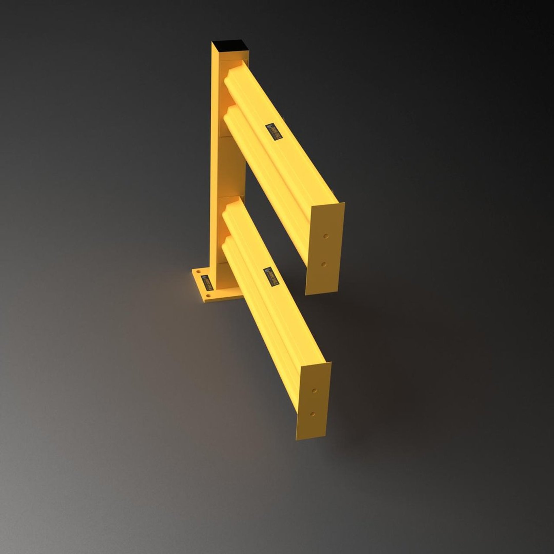 Double-High Heavy-Duty Guardrail Kit 2-10ft - Rhino Rails