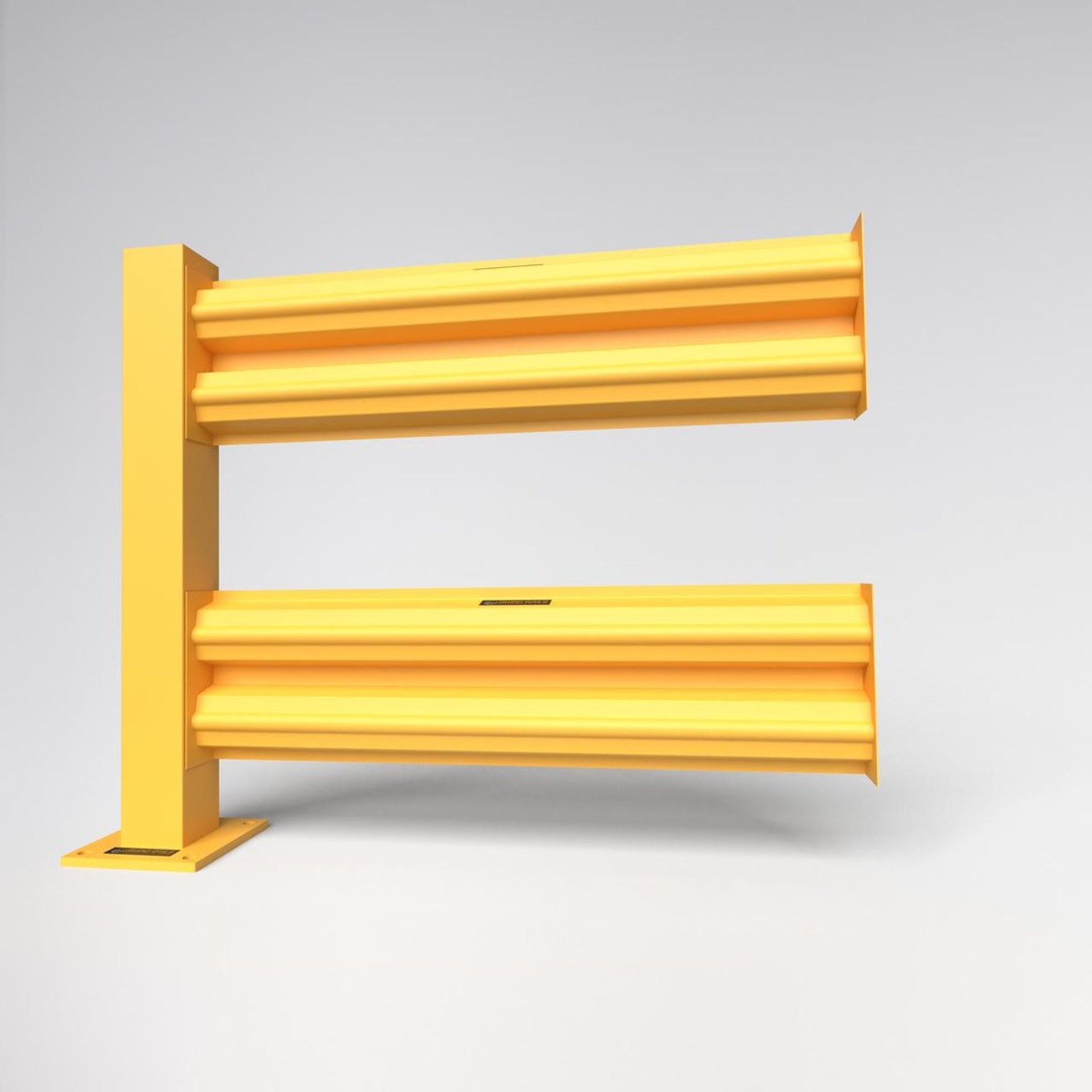 Double-High Heavy-Duty Guardrail Kit 2-10ft - Rhino Rails