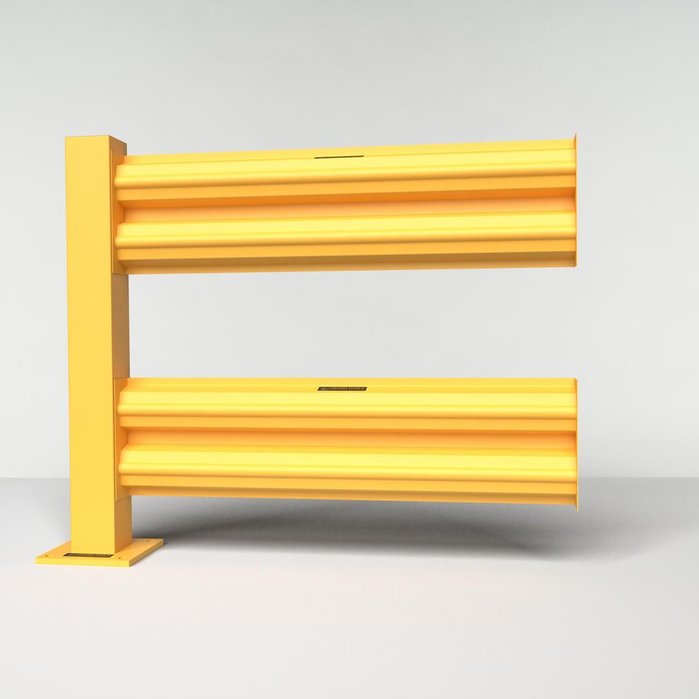 Double-High Heavy-Duty Guardrail Kit 2-10ft - Rhino Rails