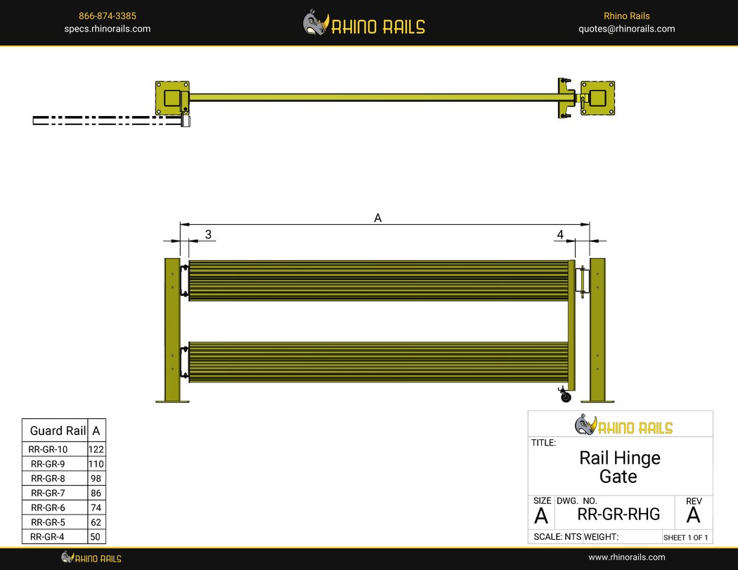 Rhino Rails Gate Installation & Specs Guide | Download Now