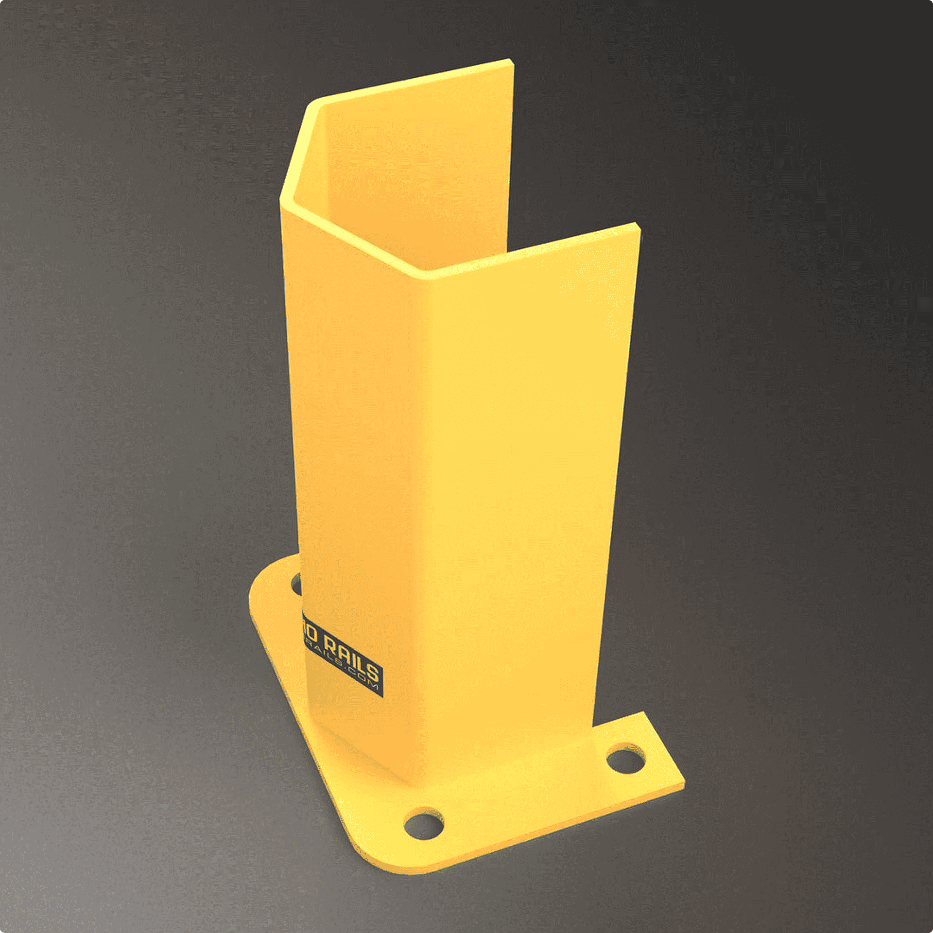 Pallet Rack Upright Post Protector - Rhino Rails